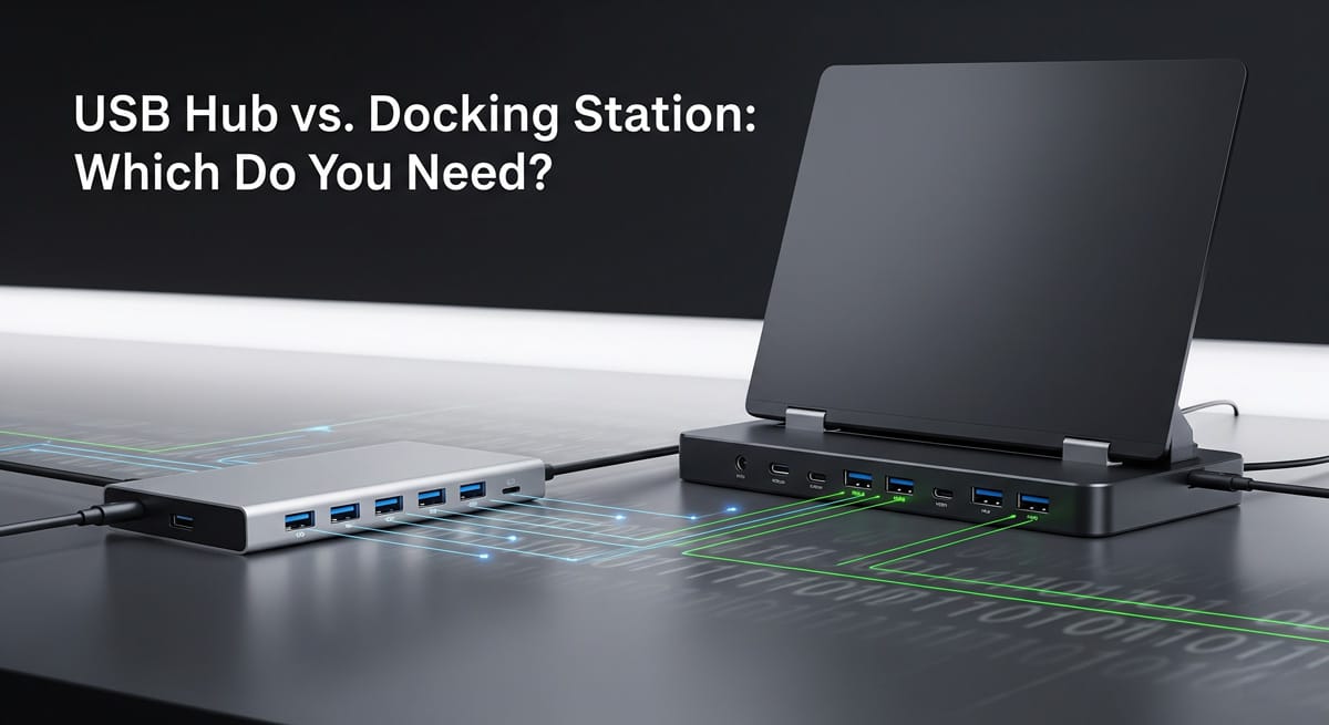 Hub Vs. Docking Station: Which One Do You Actually Need? - BJYP
